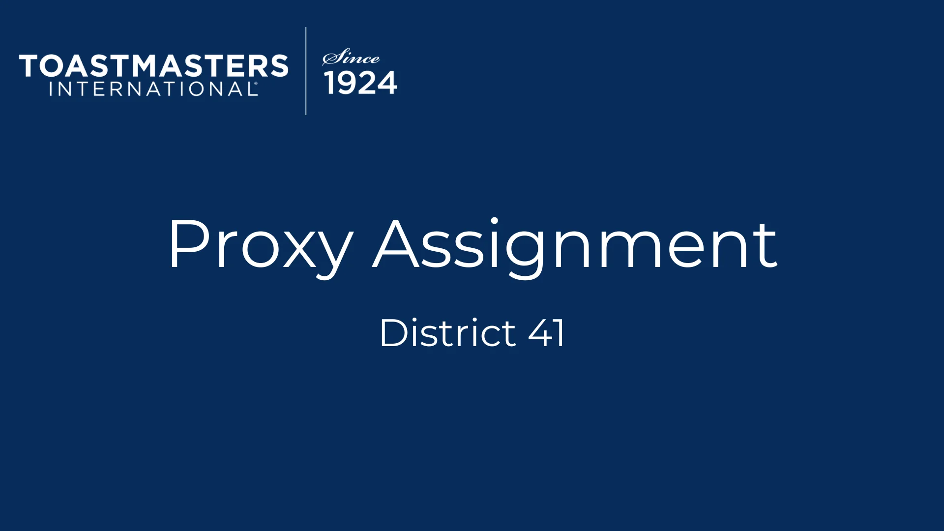 Proxy Assignment step-by-step guide on Vimeo