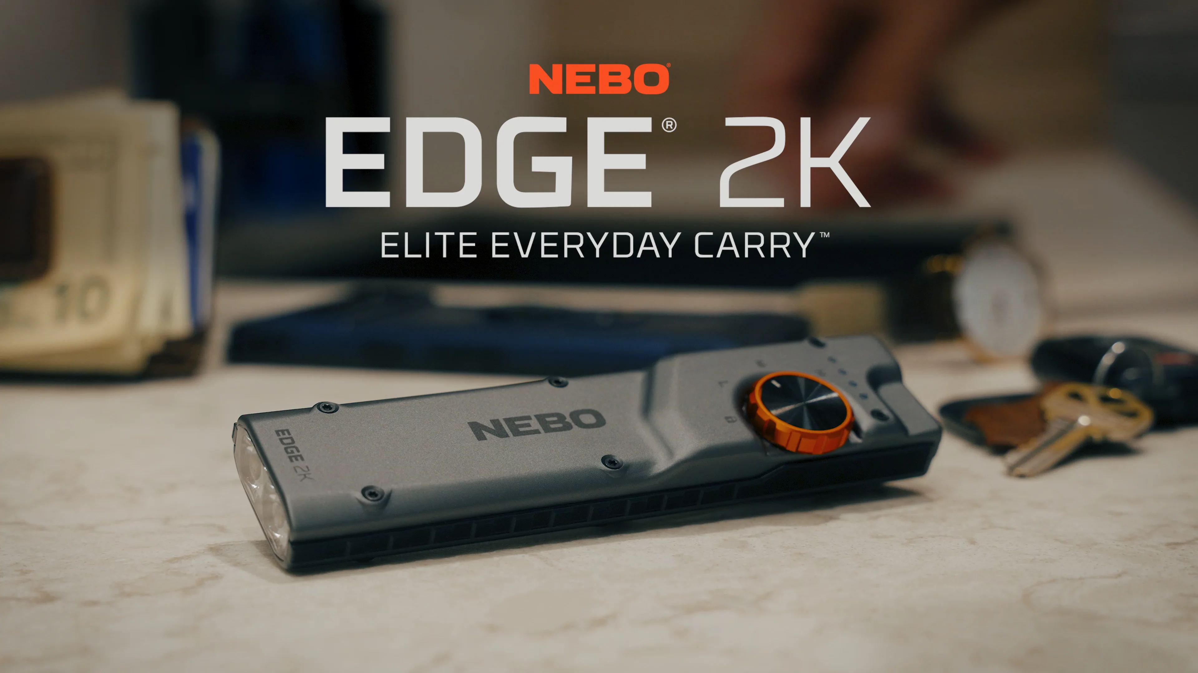NEBO Edge 2K - Elite Everyday Carry Flashlight (TXTLSS)