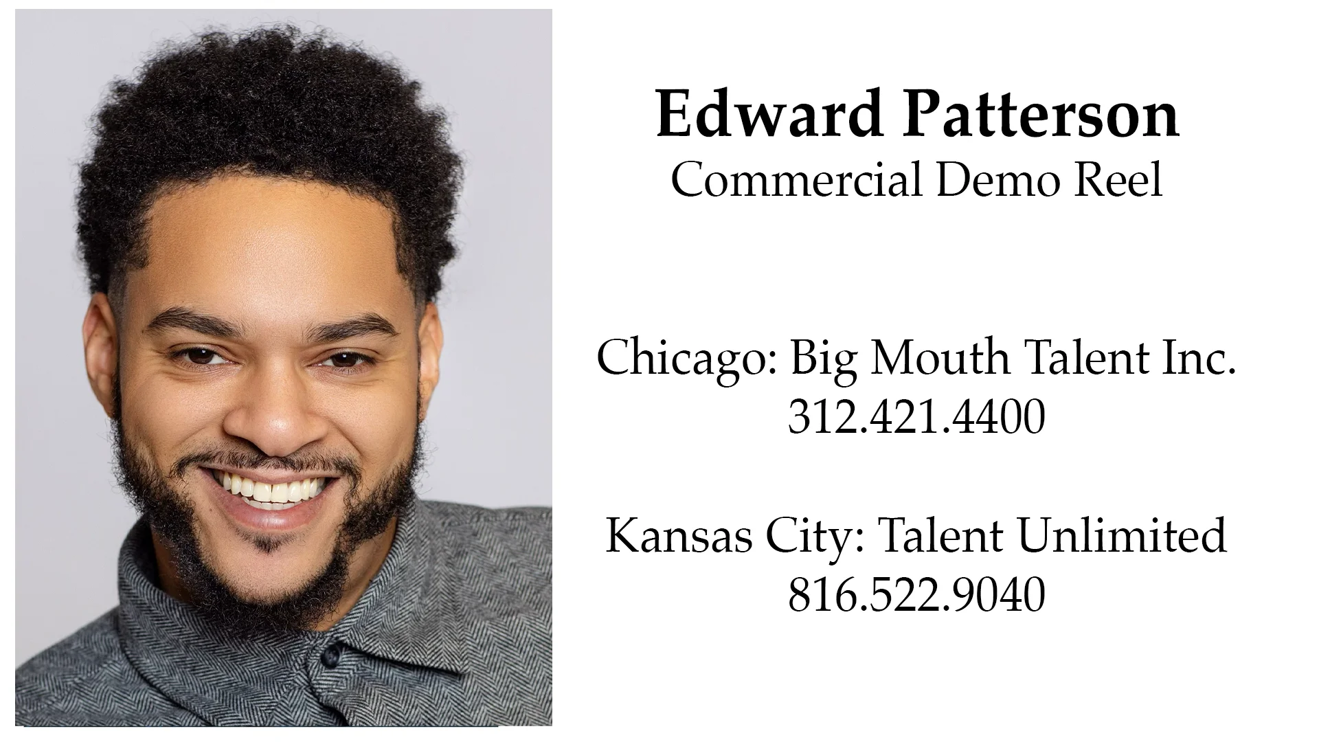 Edward_Patterson_Commercial Reel