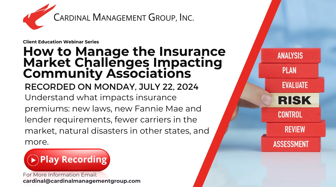 Cardinal Management Group - Insurance Market Challenges Webinar 7.22.2024