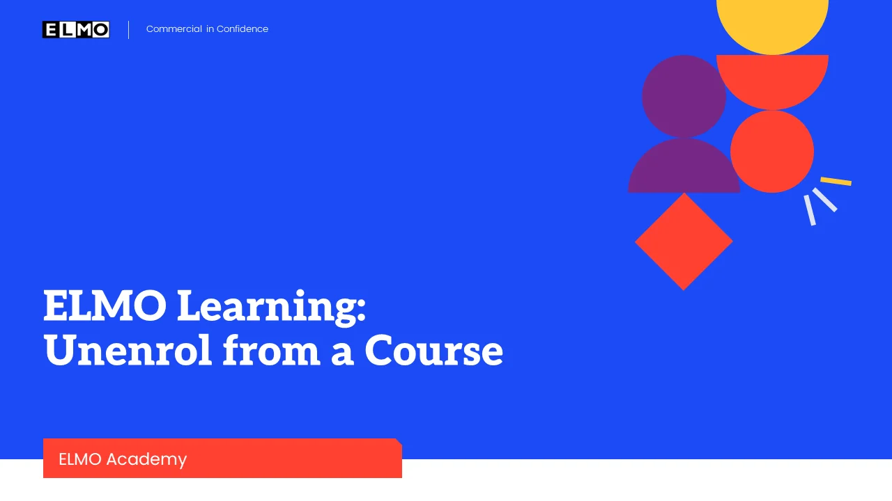 Unenrol from a Course