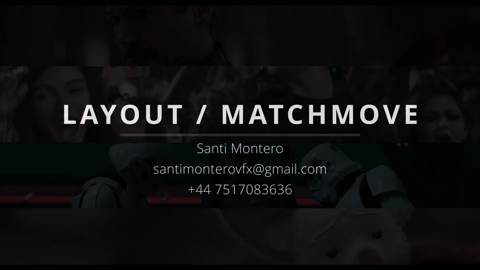 Layout - Matchmove - Reel - 2023/2024