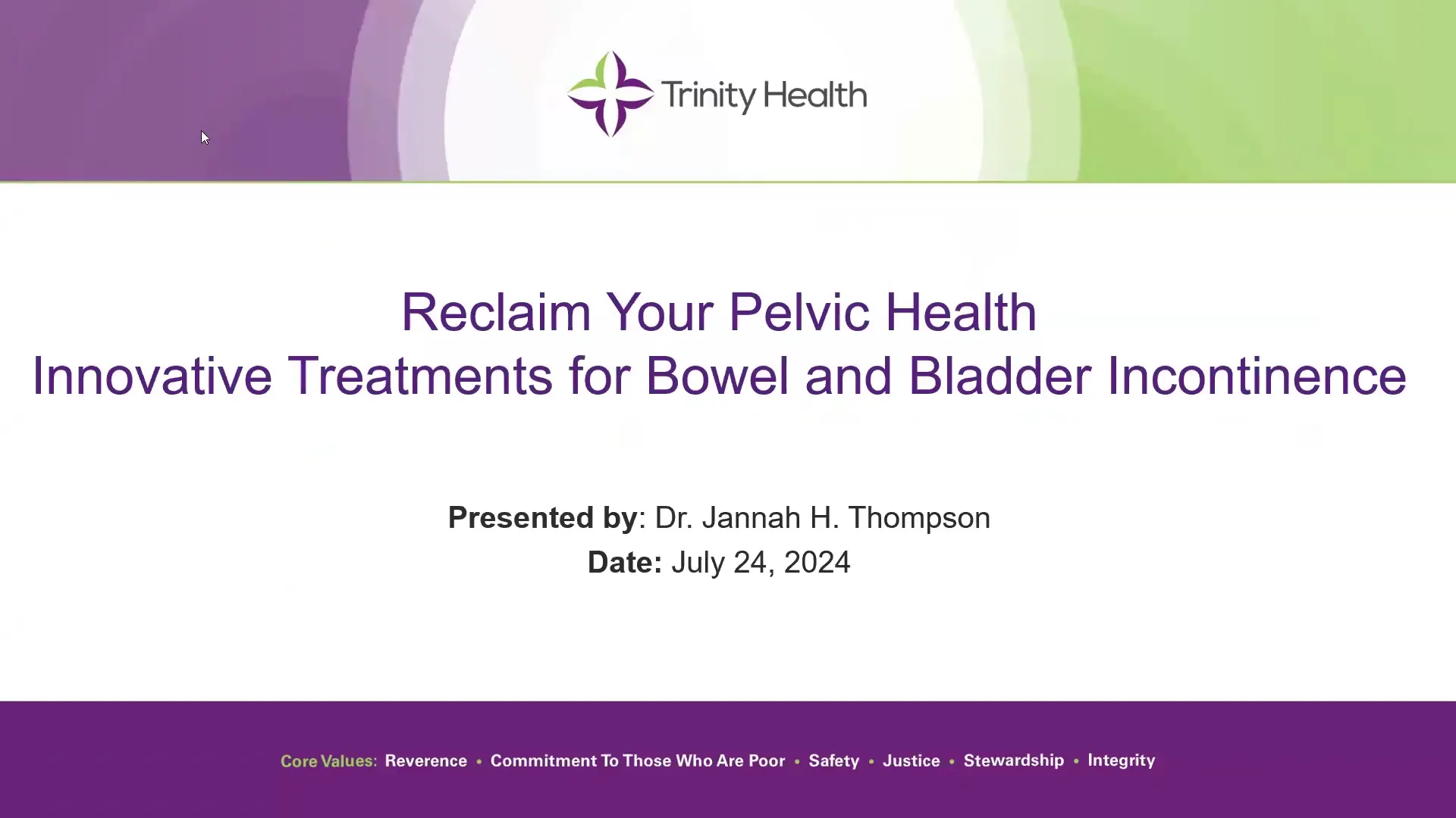 Reclaim your Pelvic Health: Innovative Treatments for Bowel and Bladder ...