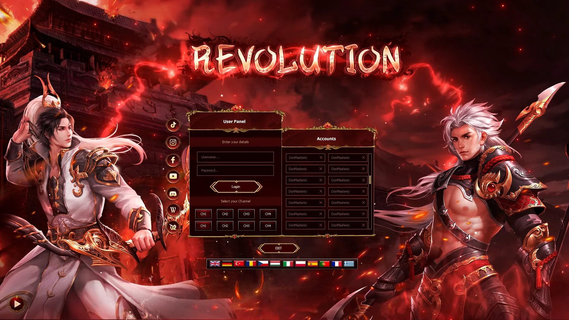 Revolution_login