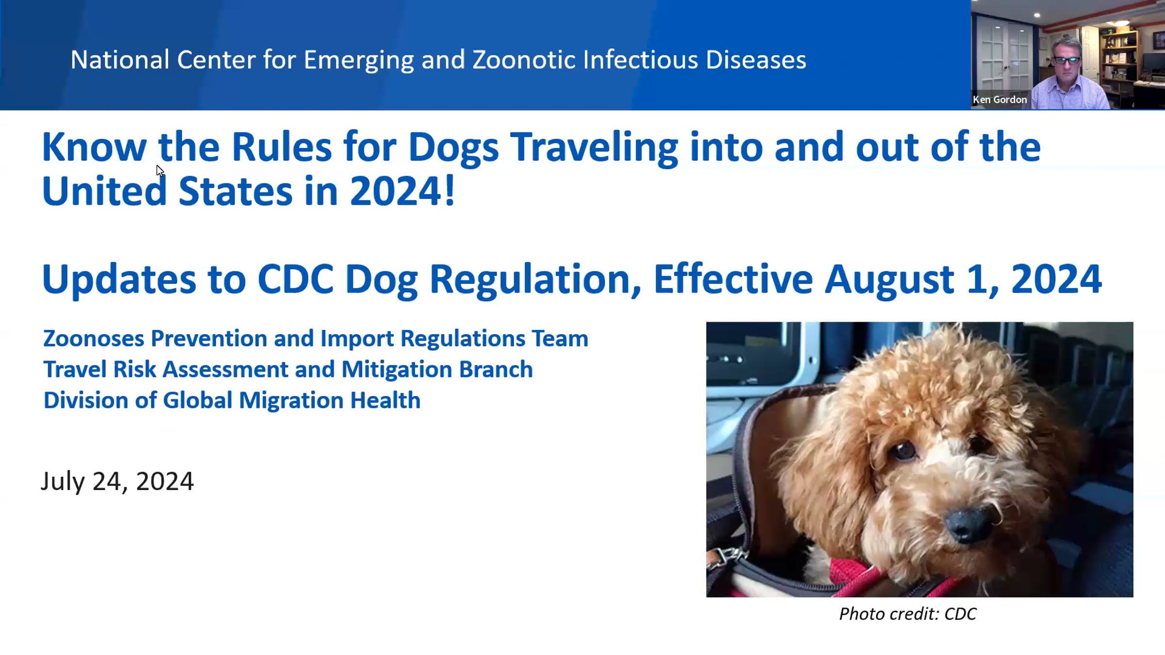 Dog Importation & Rabies Vaccination Updates with CDC, WSDOH, USDA ...