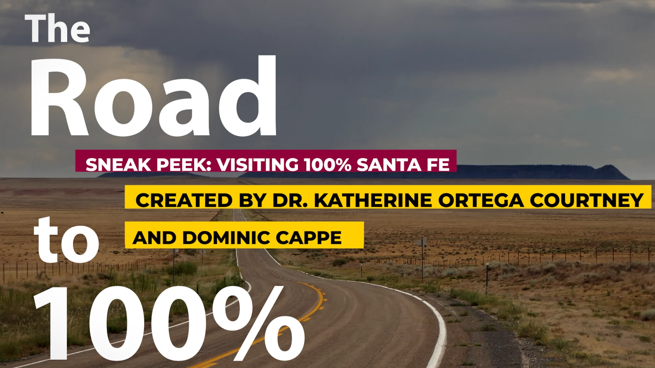 SNEAK PEEK: Visiting the 100% Santa Fe Summit 2024 on Vimeo