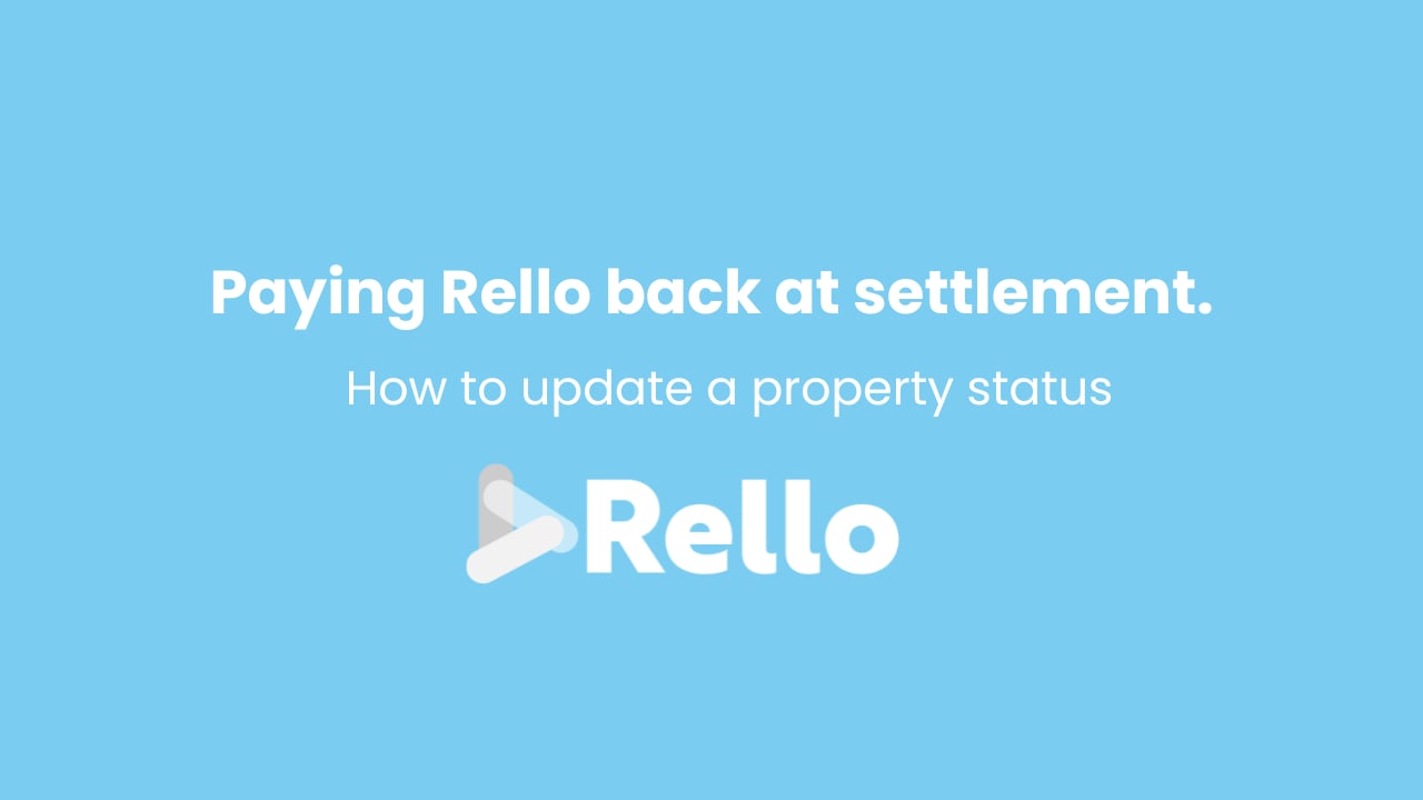 Paying Rello Back at Settlement