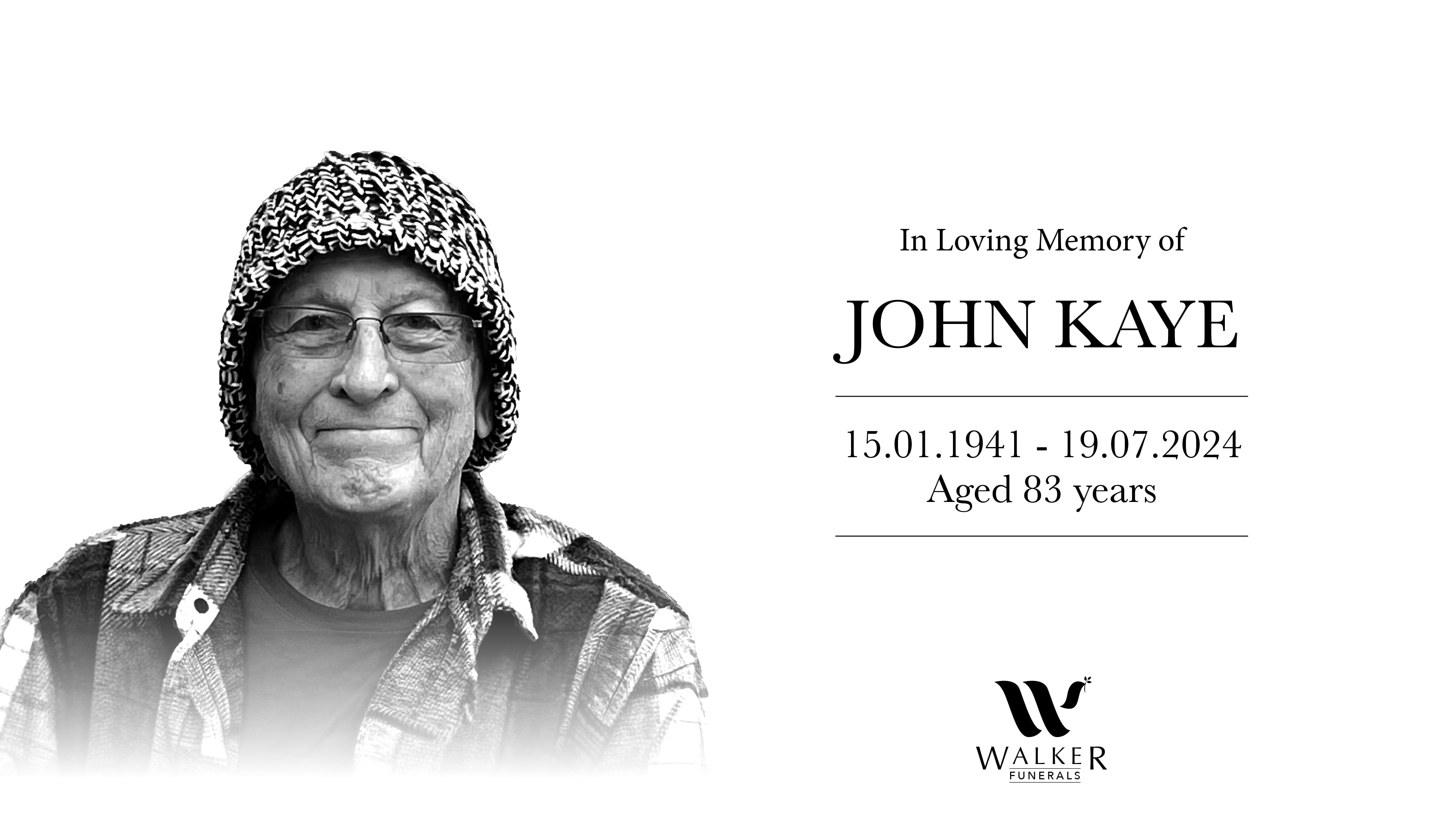 Robert B Walker Funerals - John Kaye on Vimeo