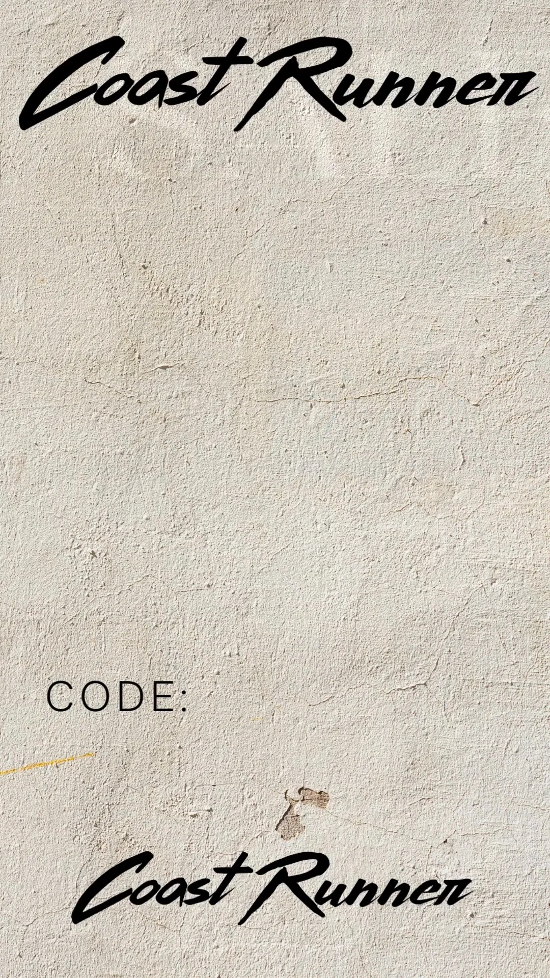 Coast Runner Sitewide Code