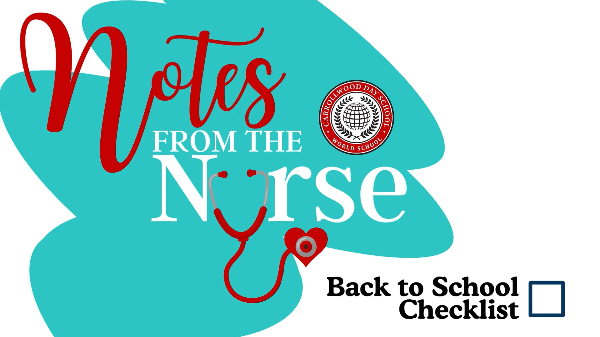 Notes from the Nurse - Back to School Checklist