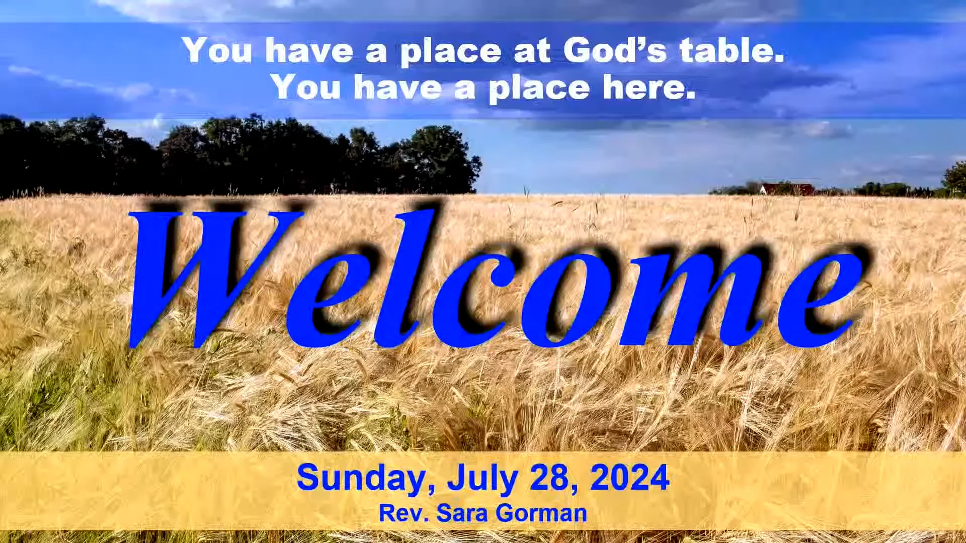 Worship - Sunday, July 28, 2024 on Vimeo