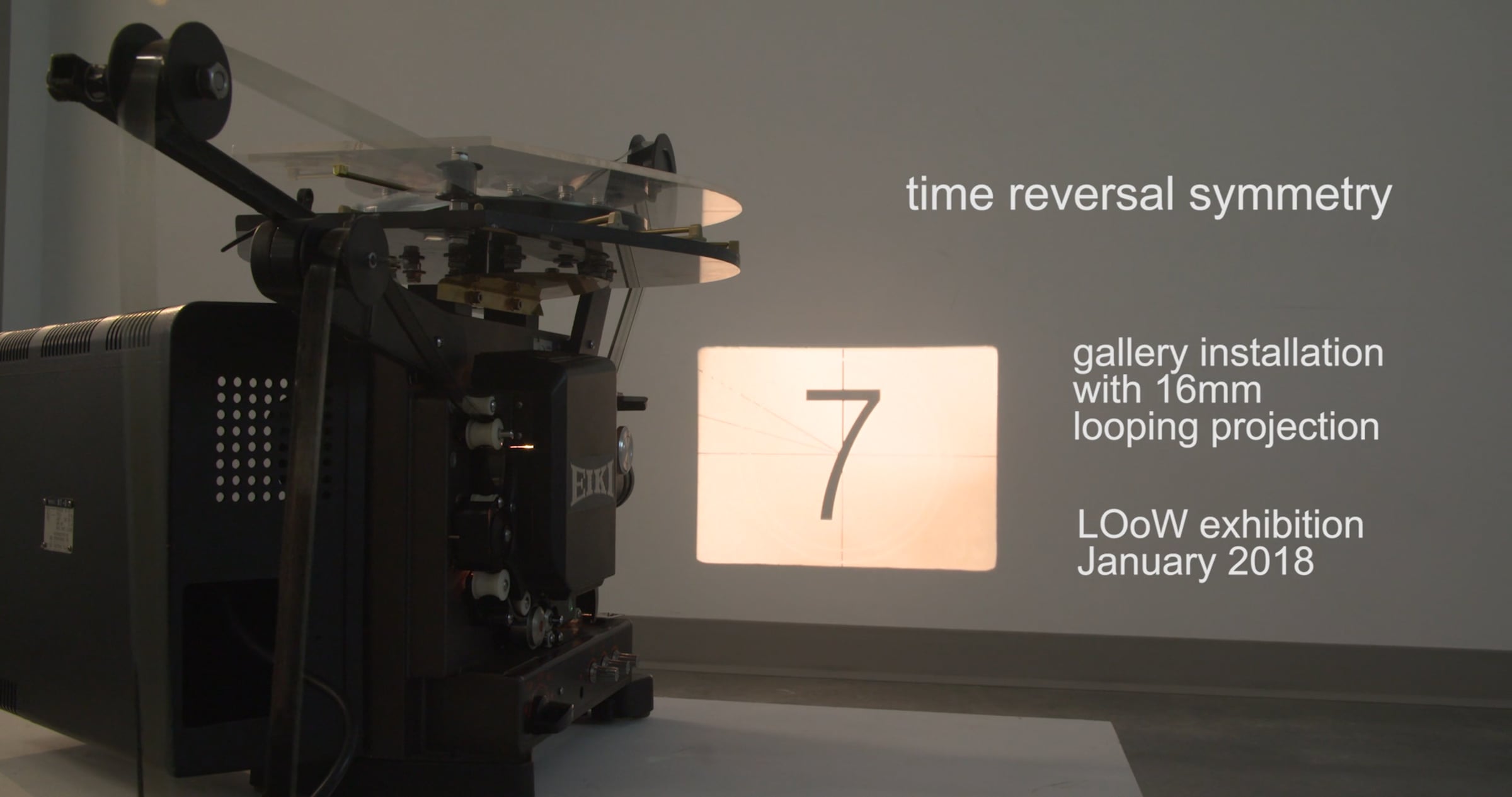 Time Reversal Symmetry - Gallery Installation | Videos & Movies on Vimeo