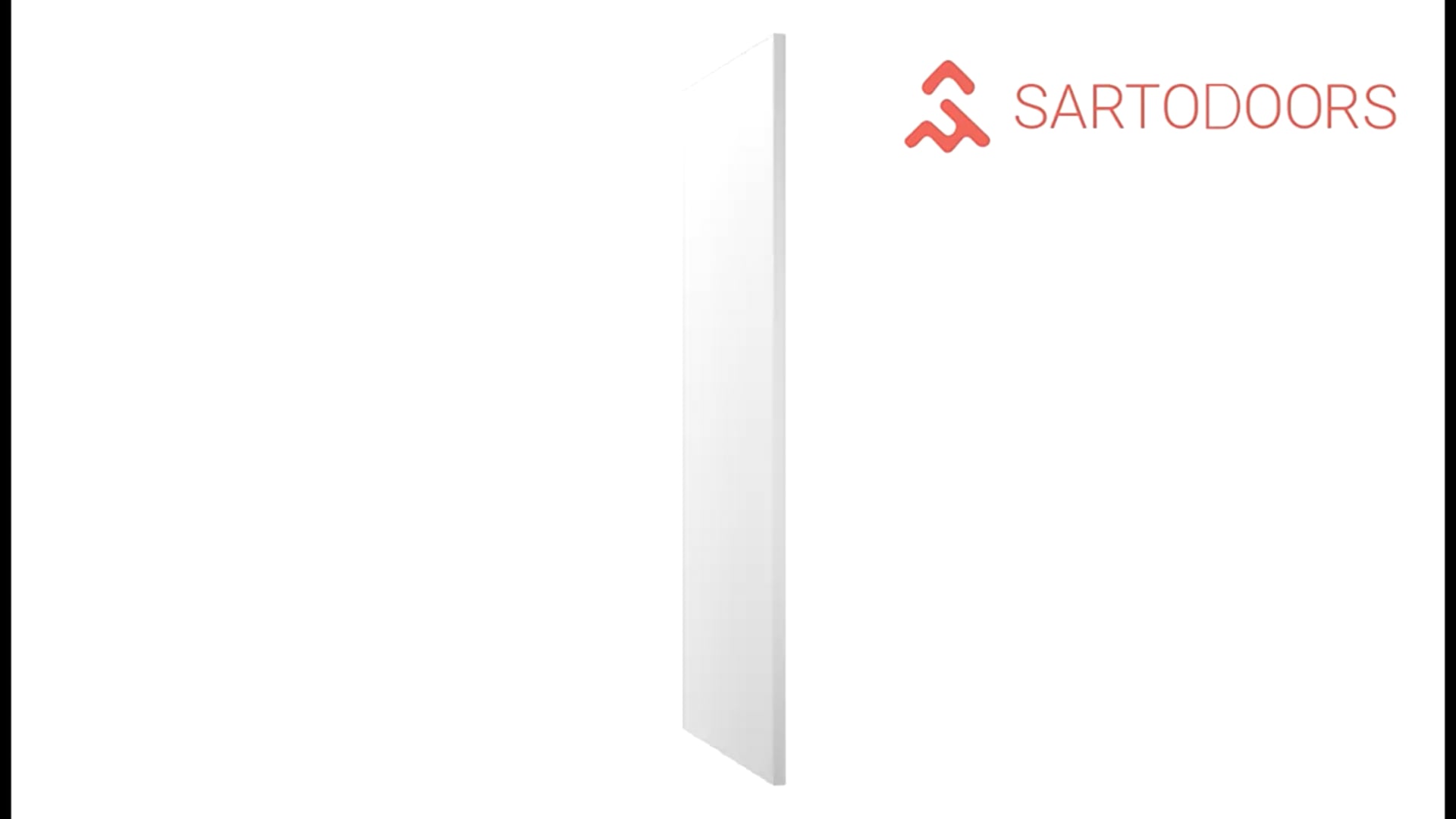 Sliding Barn Bypass Doors | Planum 0010 Primed |6.6ft Rails, 56" x 80 ...