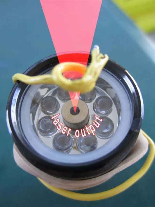 See microbes with a DIY laser pointer microscope on Vimeo