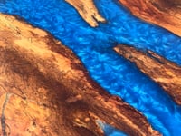 The Topography Dining Table - Dining Tables - C.C. Epoxy Design - Carpenter