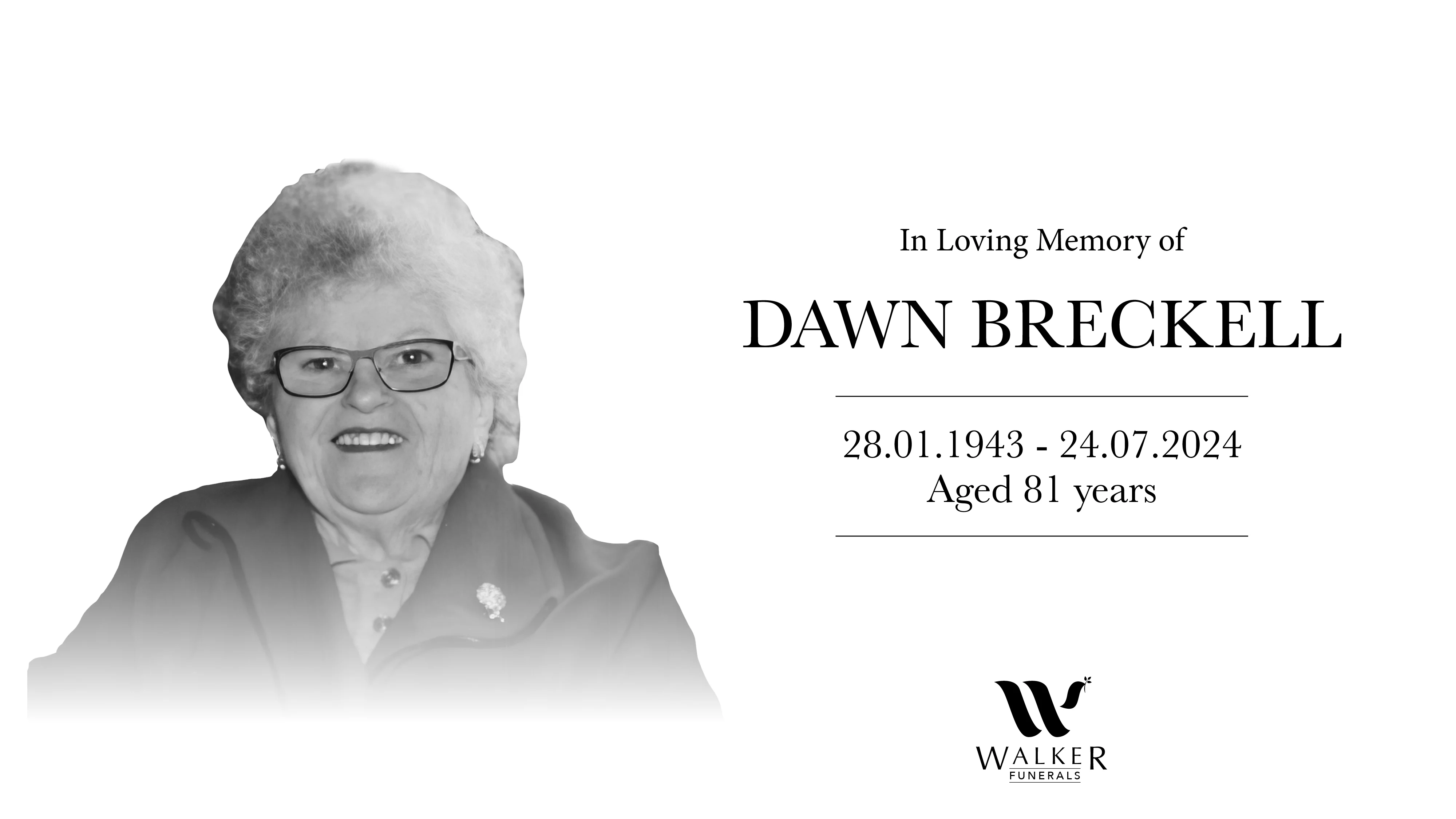 Robert B Walker Funerals - Dawn Breckell on Vimeo