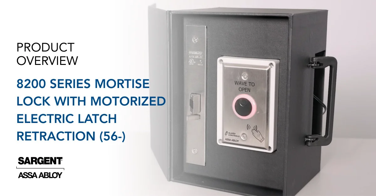 SARGENT 8200 Series Mortise Lock with Motorized Electric Latch ...