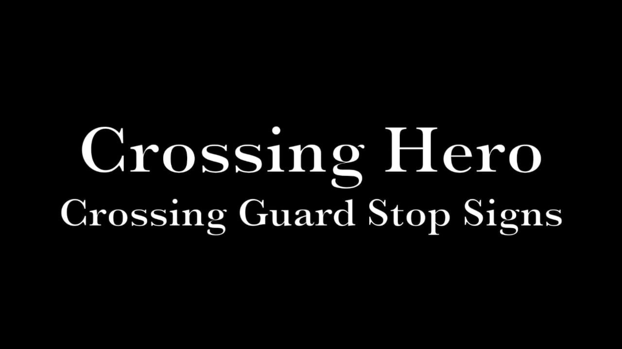 Protecting Lives with Innovative Crossing Guard Stop Signs