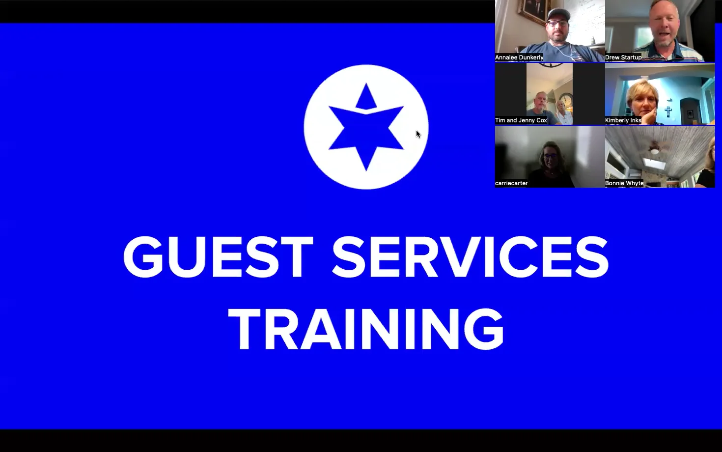 GUEST SERVICES TRAINING -- FALL 2024