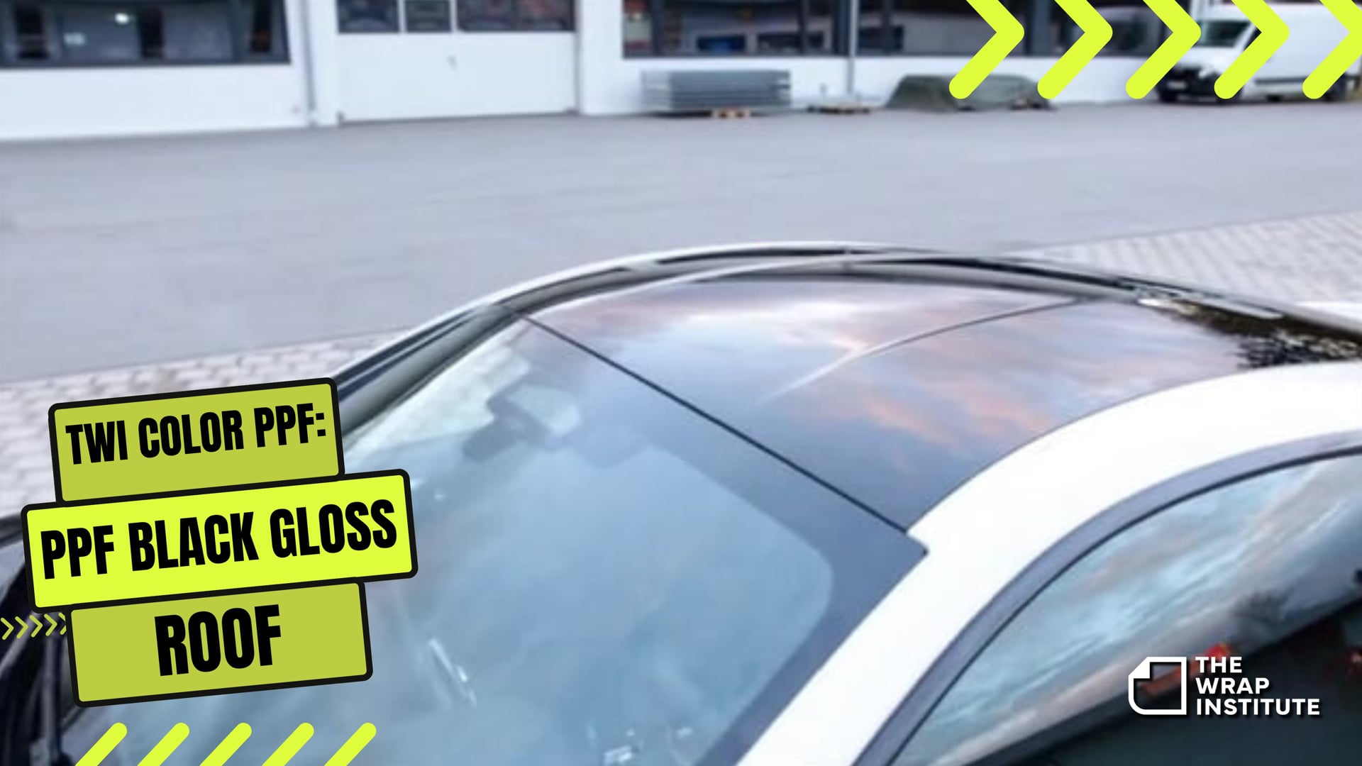 TWI Color PPF: Black Gloss Roof — The Wrap Institute