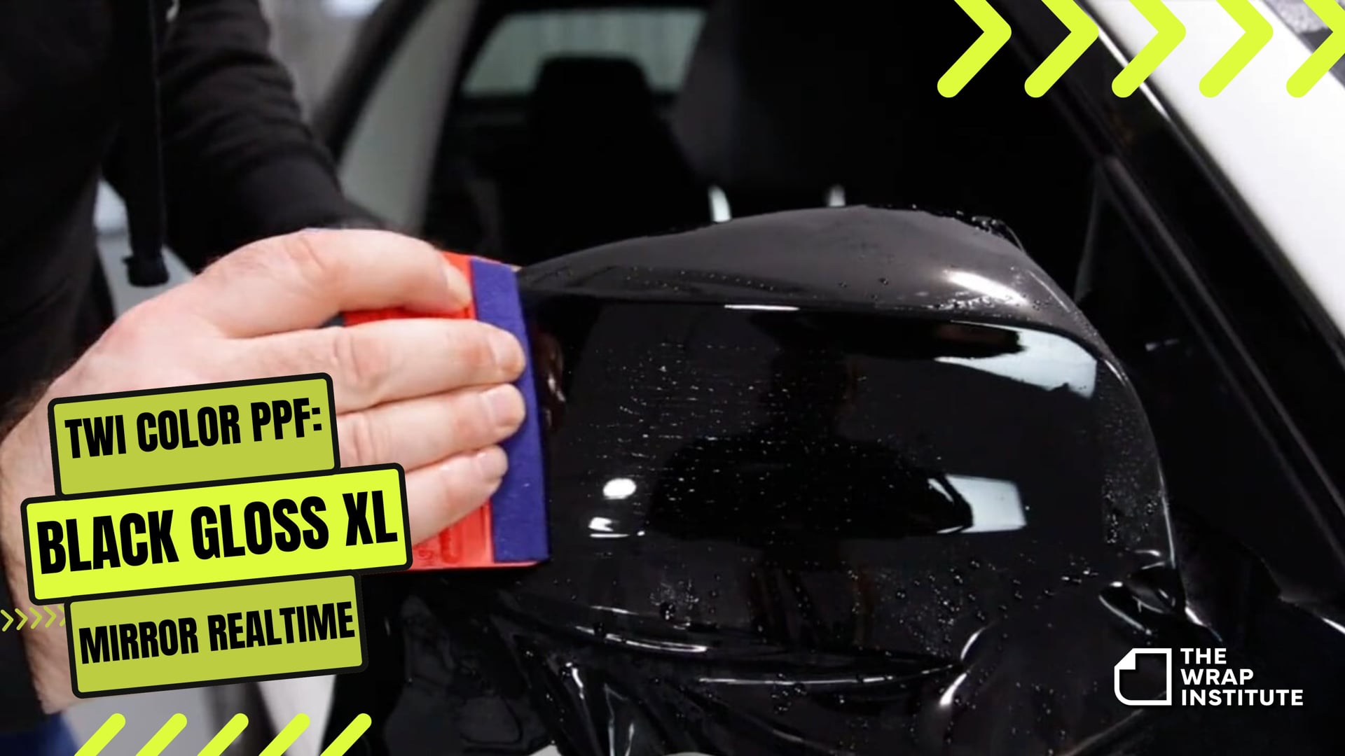 TWI Color PPF: Black Gloss Classic Hood Stripes — The Wrap Institute