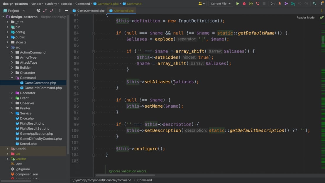 Command Pattern In The Real World Design Patterns Episode 2 Symfonycasts 