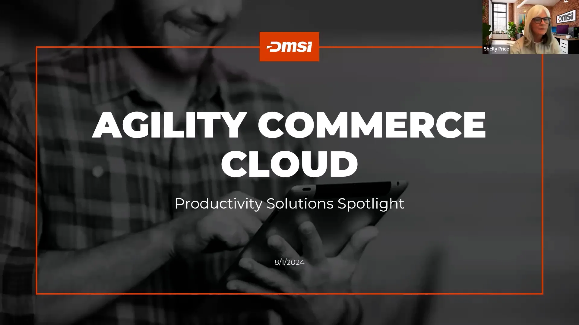Productivity Solutions Spotlight Agility Commerce Cloud webinar