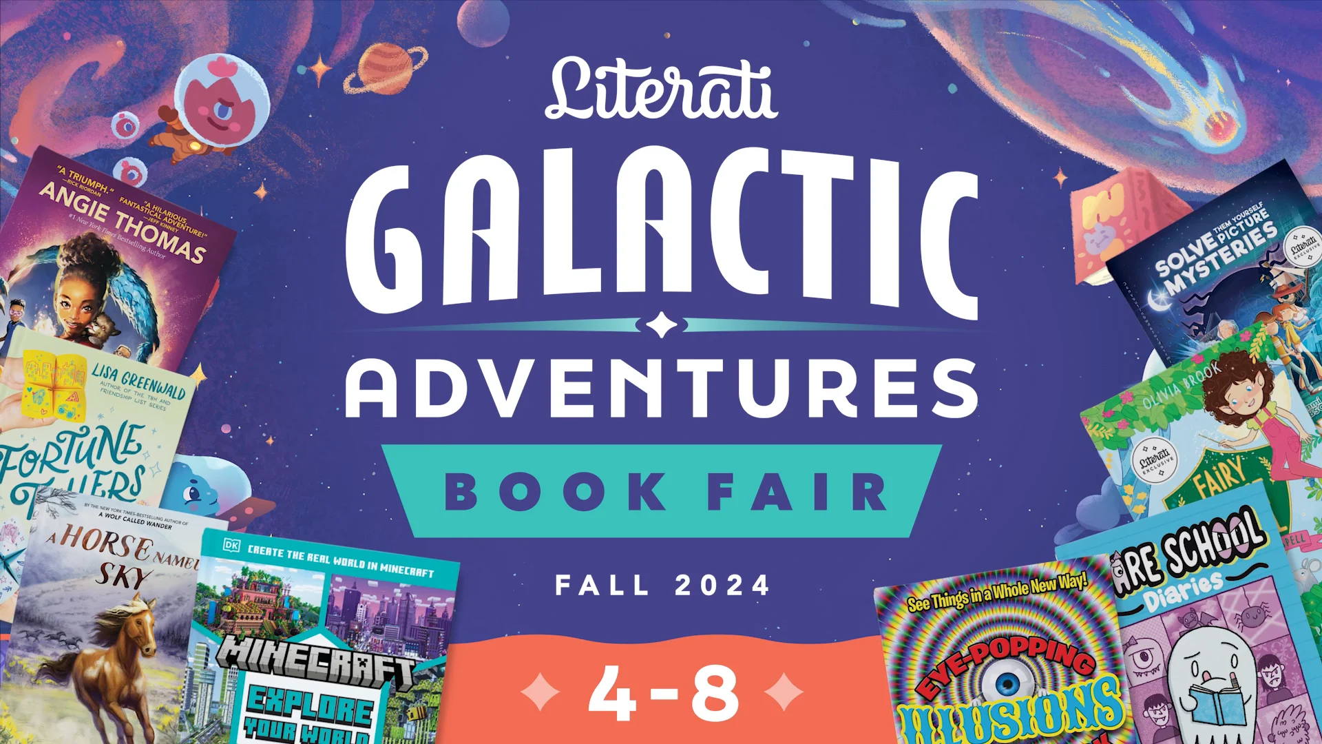 Fall 2024 Literati Book Fair Sneak Peek (4-8)