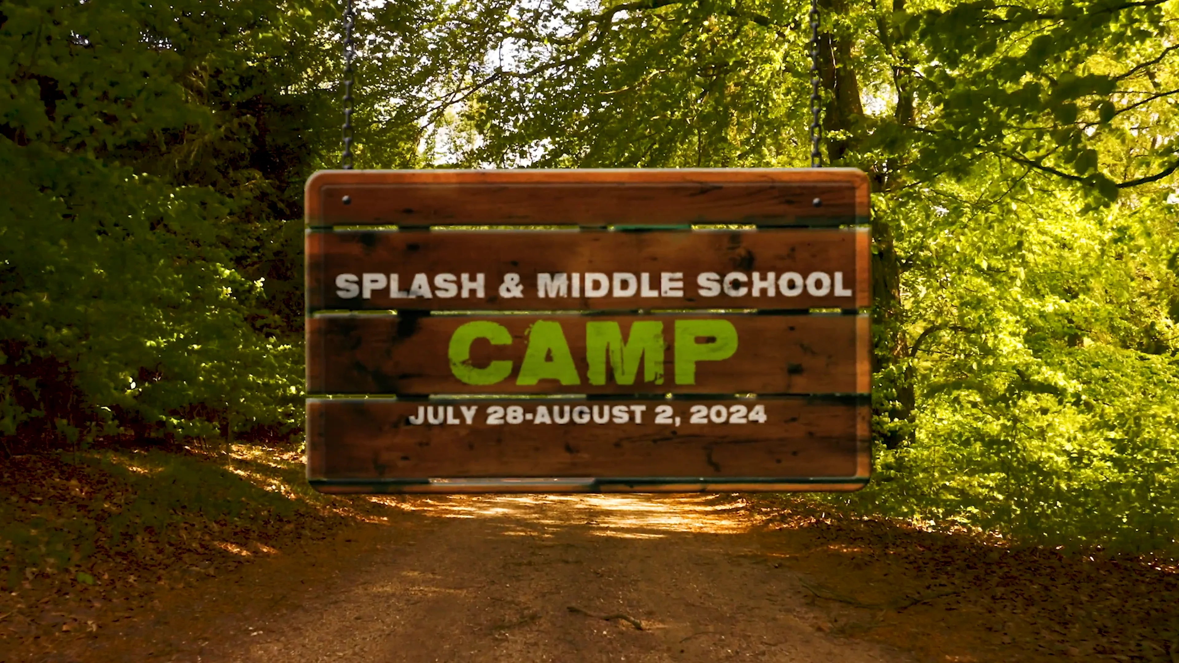 2024 Overnight Camp - Splash & Middle School Camp
