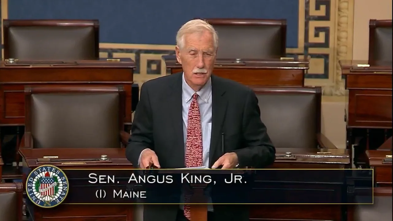 Sen. Angus King - 7/30/24 — Stacey Neumann: Judicial Nomination on Vimeo