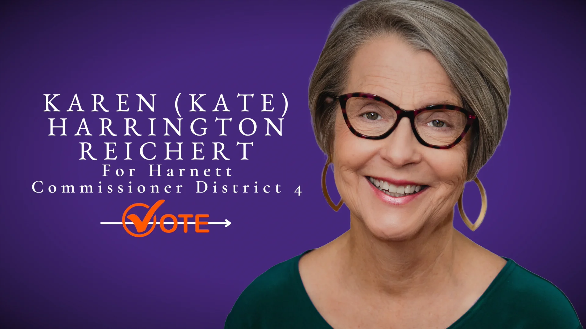 Kate Reichert for Harnett County Commissioner