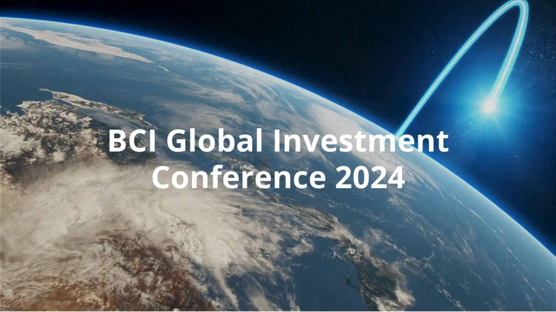 BCI Global Investment Conference