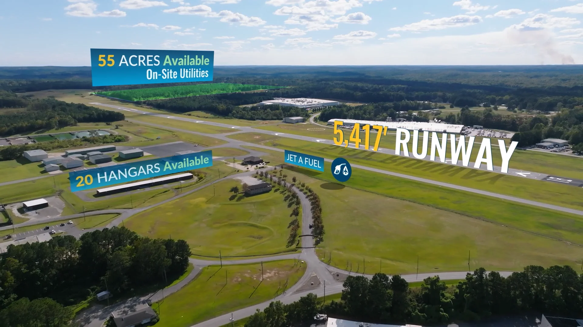 Airport Motion Graphic Examples - Lake Martin - Motion Graphic 06 - Thomas C Russell Municipal ...