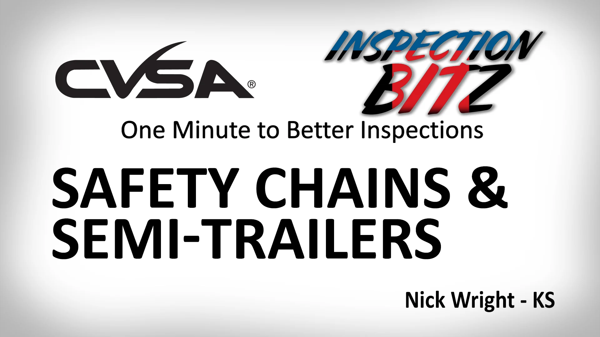 Coupling Devices - Safety Chains & Semi-Trailers - Nick Wright, KS