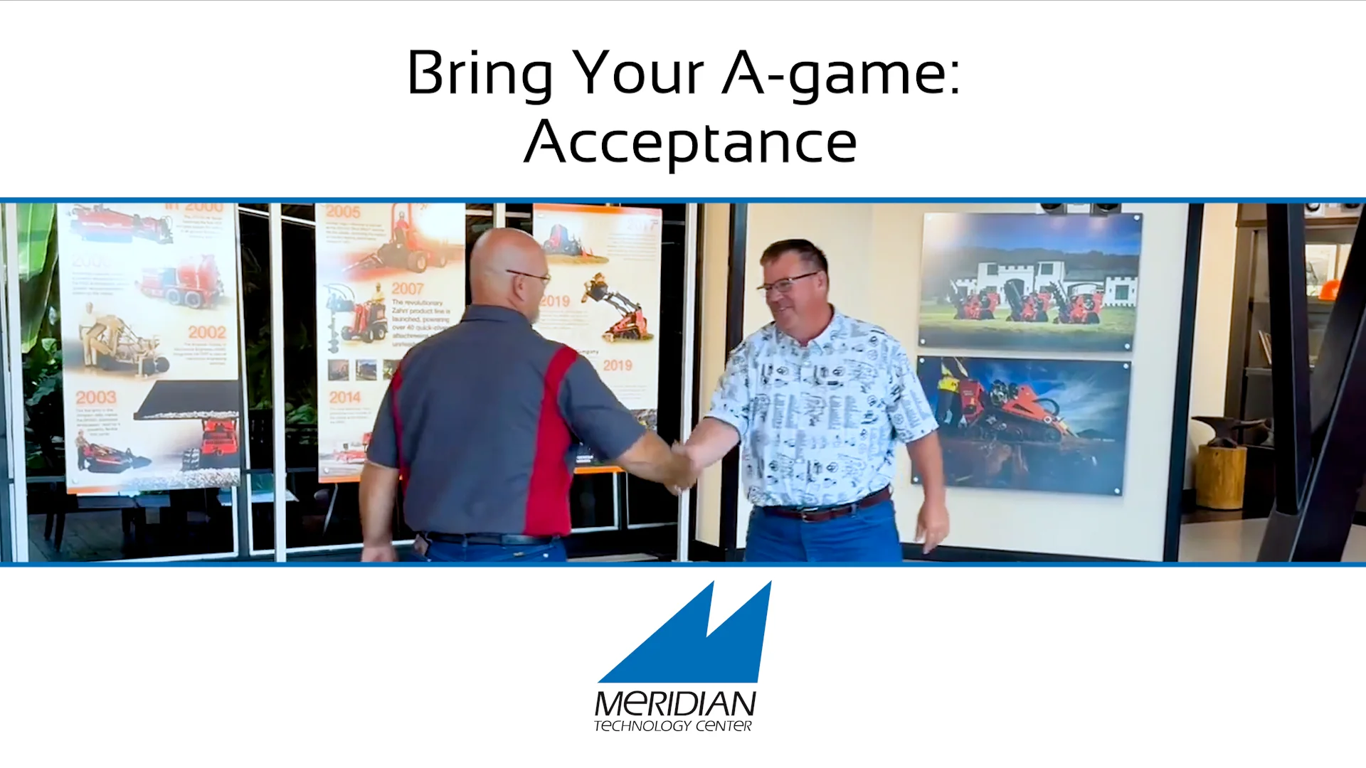 Bring Your A-game: Acceptance