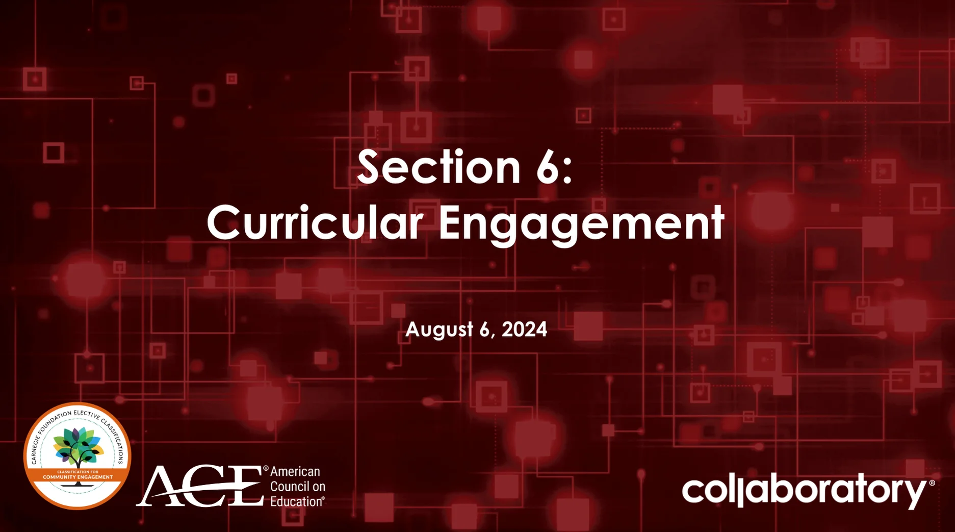 Section 6: Curricular Engagement