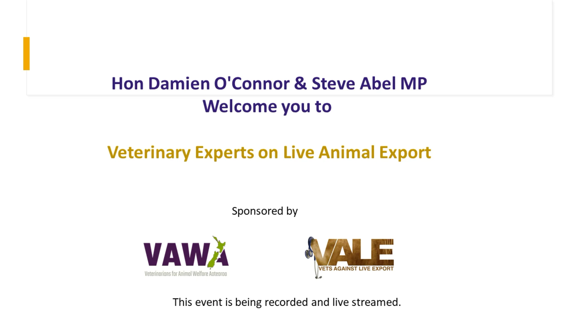 Live Export Ban - Discussion Panel - 25th June 2024