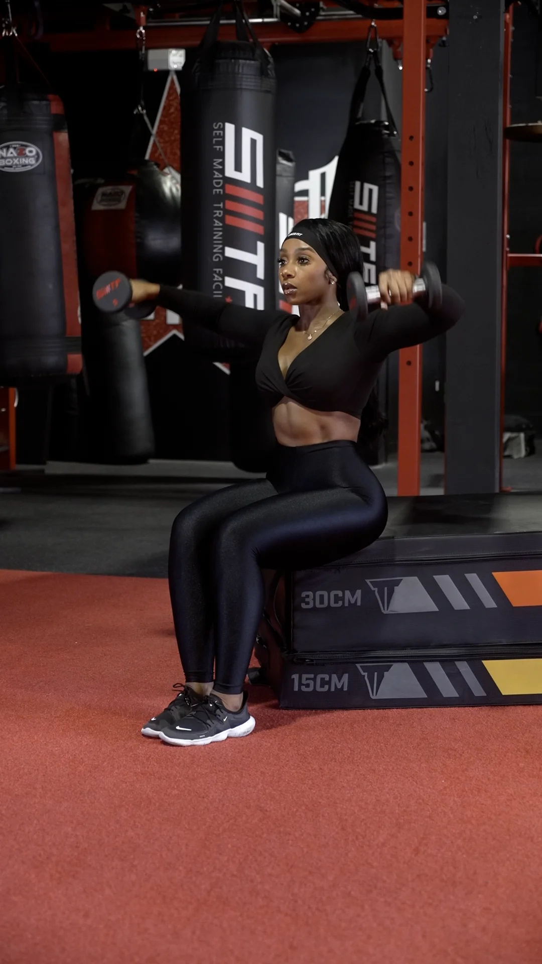 Seated Bent Elbow Lateral Raise