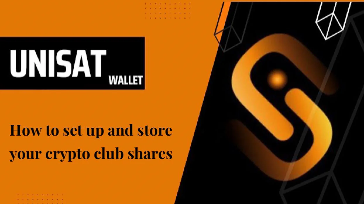 How To Set Up UniSat Wallet To Accept Your Crypto Club Token Shares