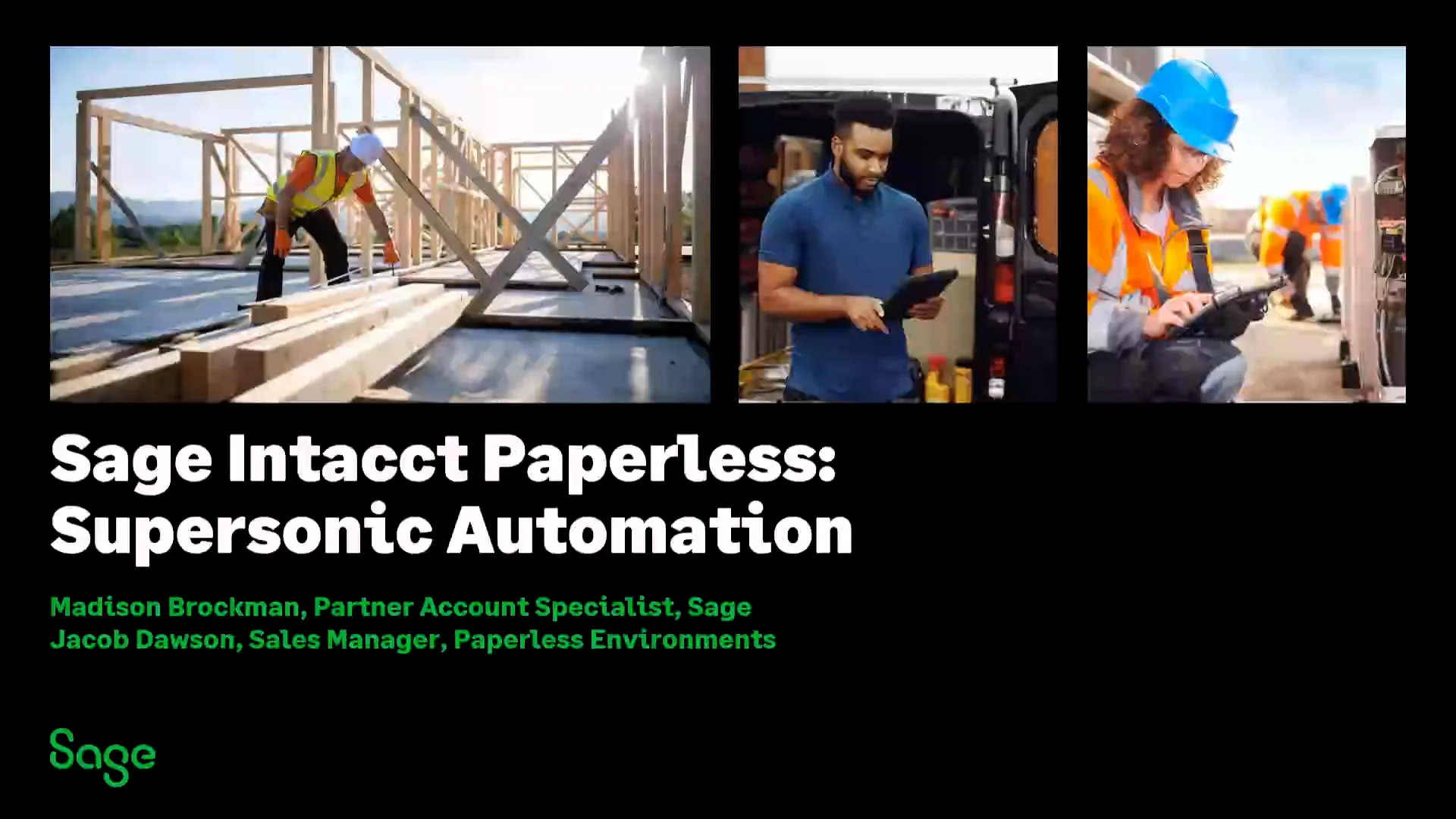 Sage Intacct Paperless Overview - 45 mins