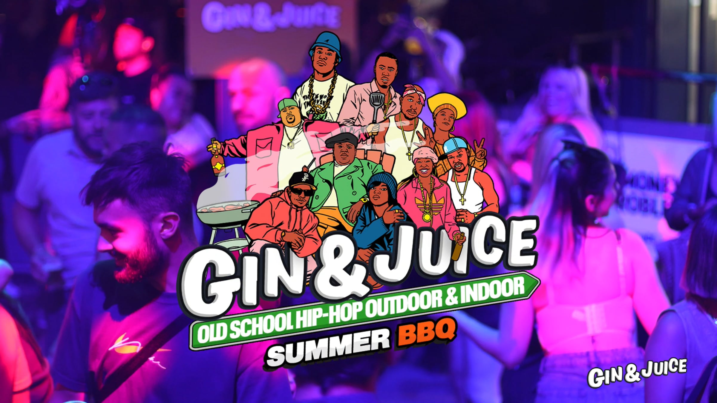 Canterbury club night for Gin n Juice