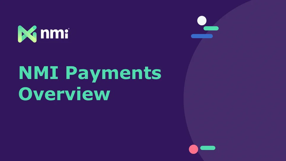 NMI Product Training