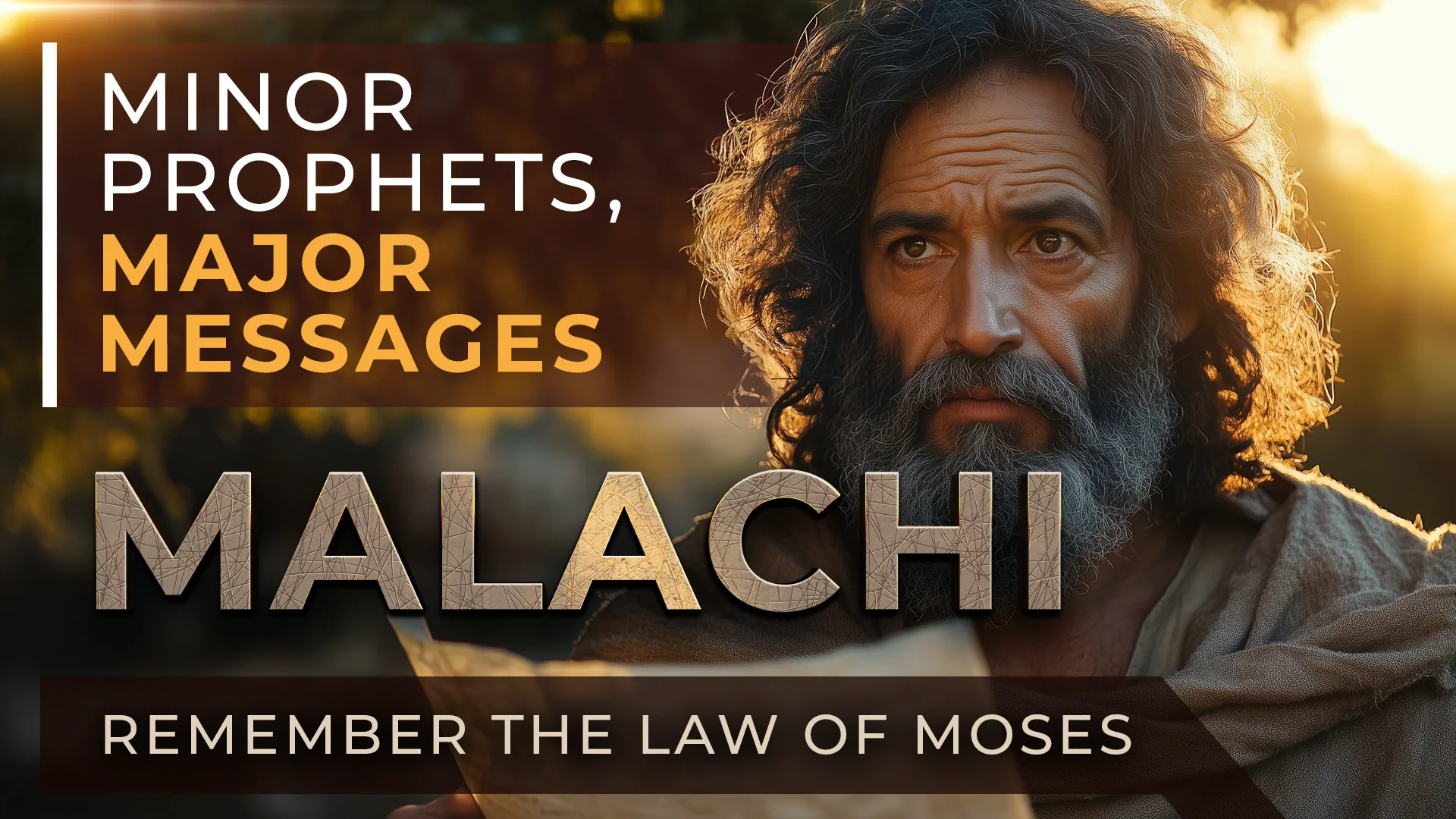 Malachi: Remember the Law of Moses | Minor Prophets, Major Messages