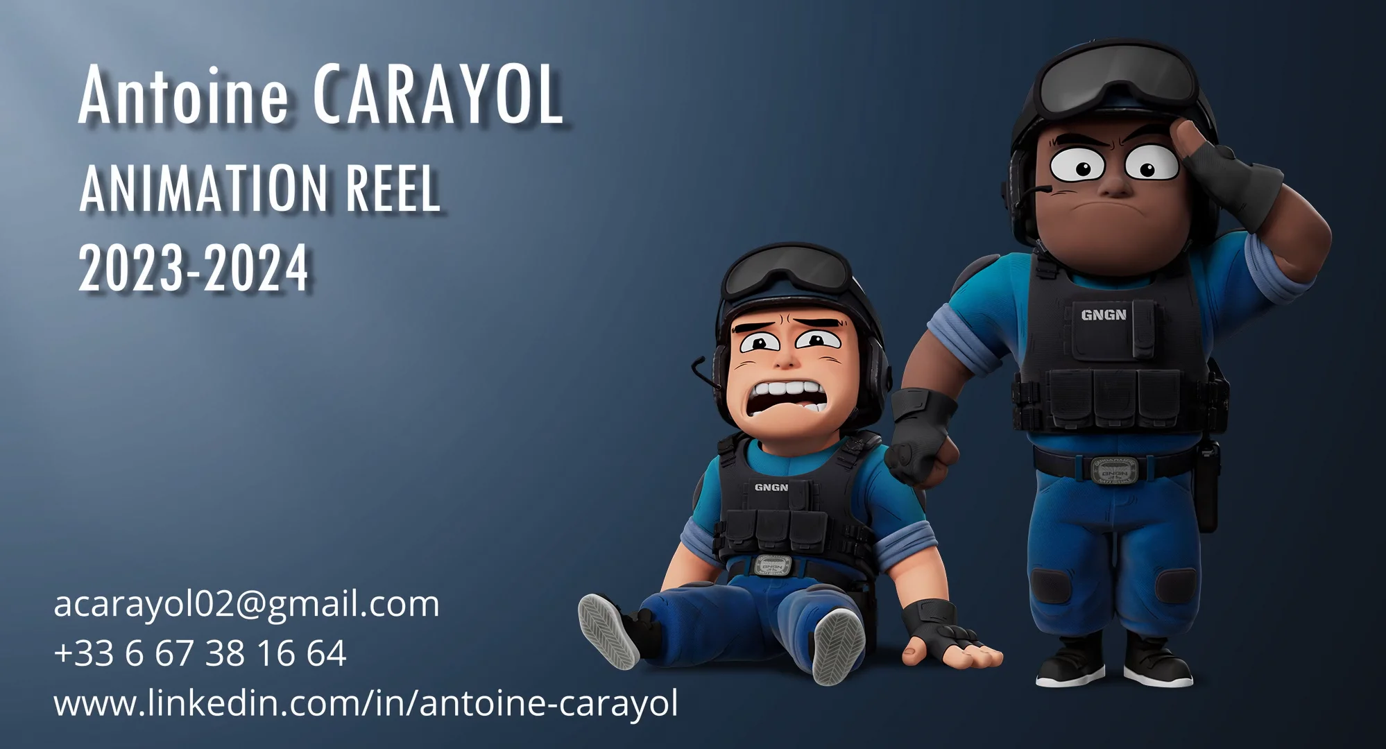 Antoine CARAYOL 2024 animation reel