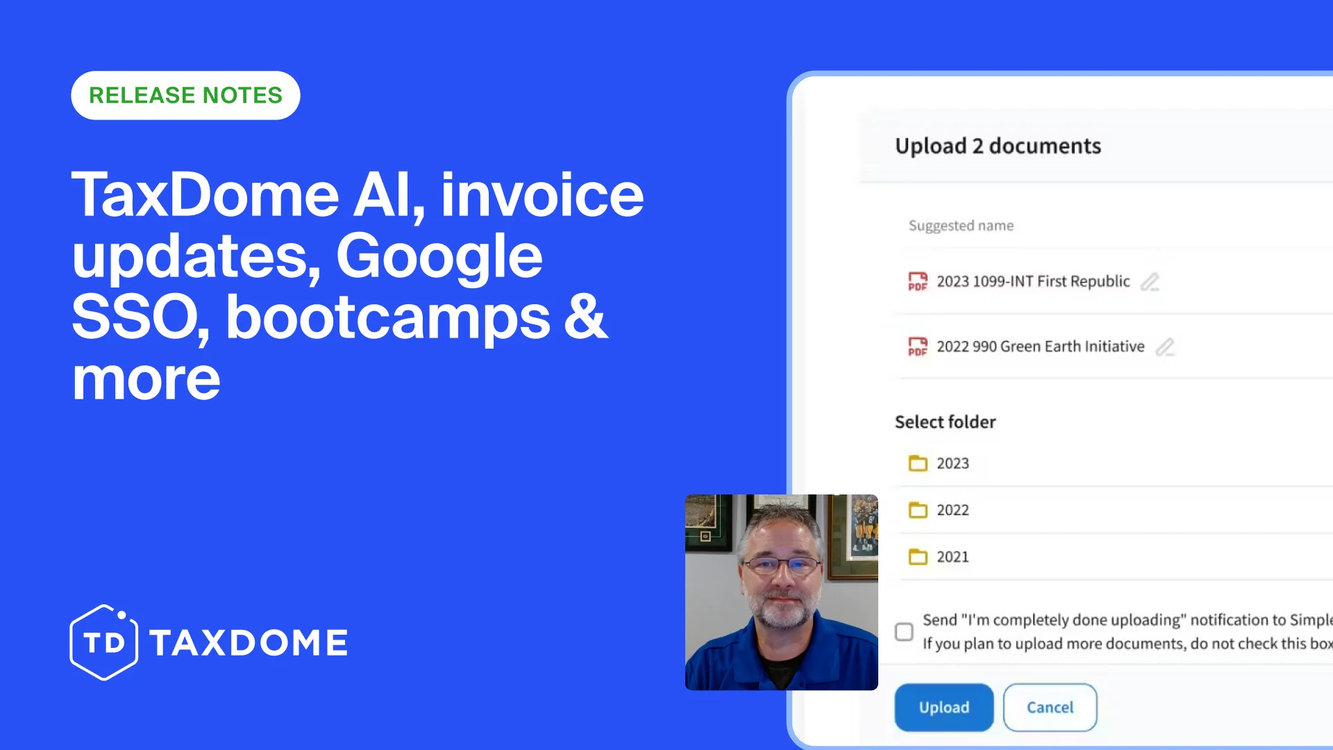 TaxDome August update: TaxDome AI, Improved invoice customizations, SSO ...