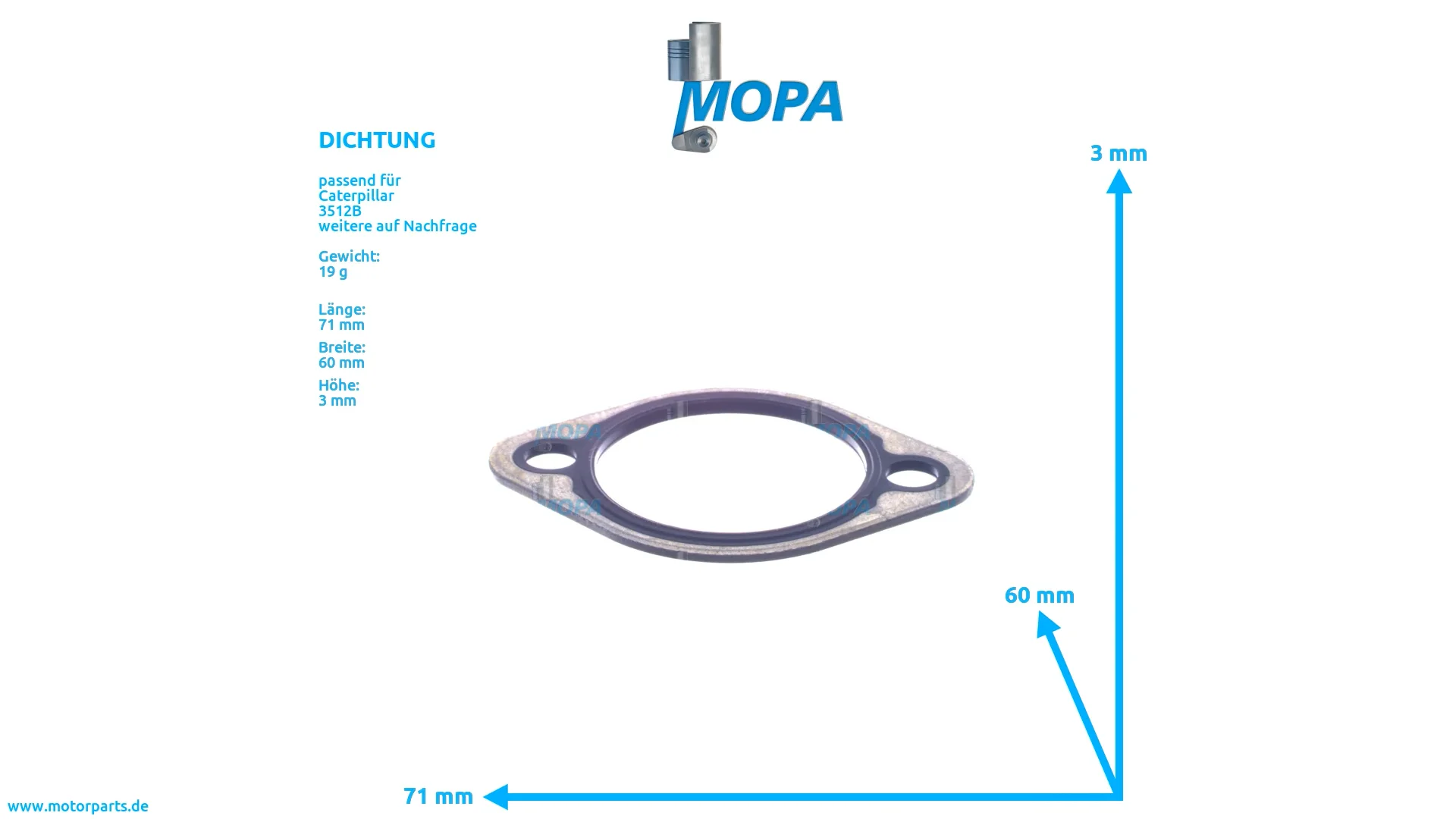 2348937 - MOPA DICHTUNG passend für Caterpillar Motoren on Vimeo