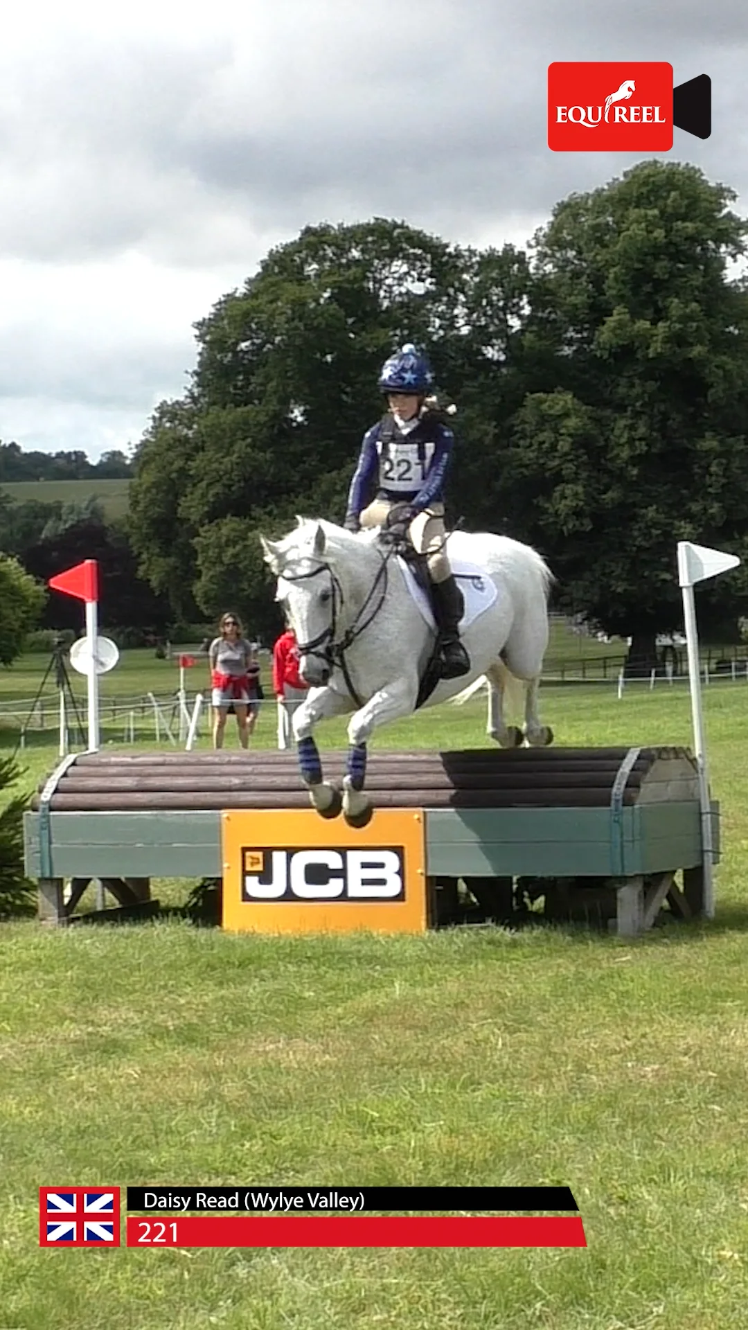 EQUIREEL 221 Daisy Read (Wylye Valley) & 221 at JCB PONY CLUB TETRATHLON CHAMPIONSHIPS 2024 REEL