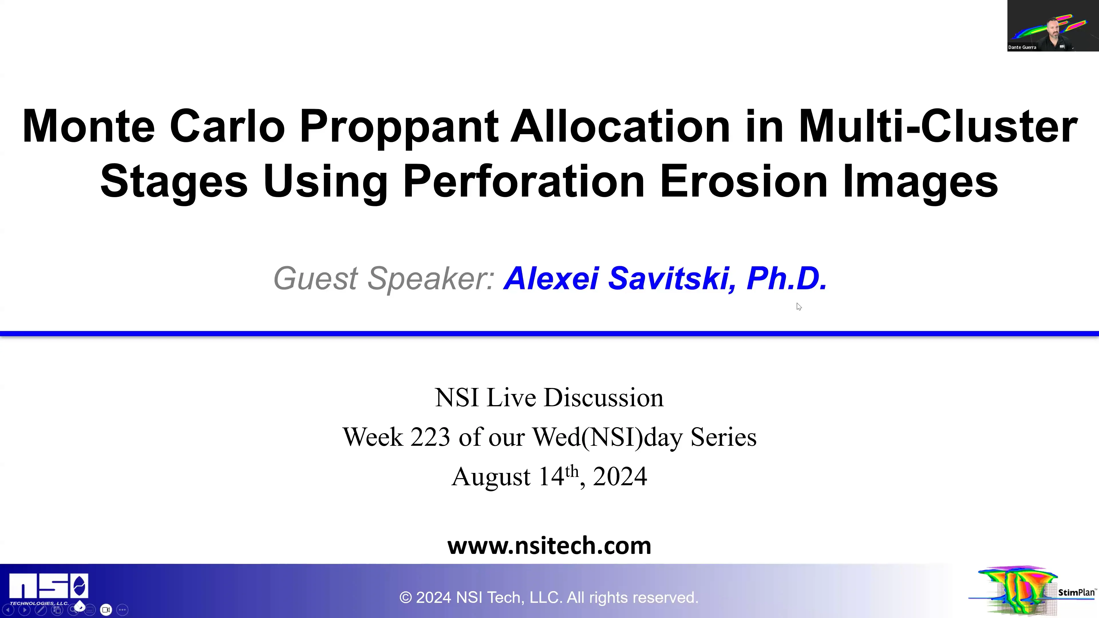 Wed(NSI)day - 08/14/24 - Monte Carlo Simulation of Proppant Allocation ...