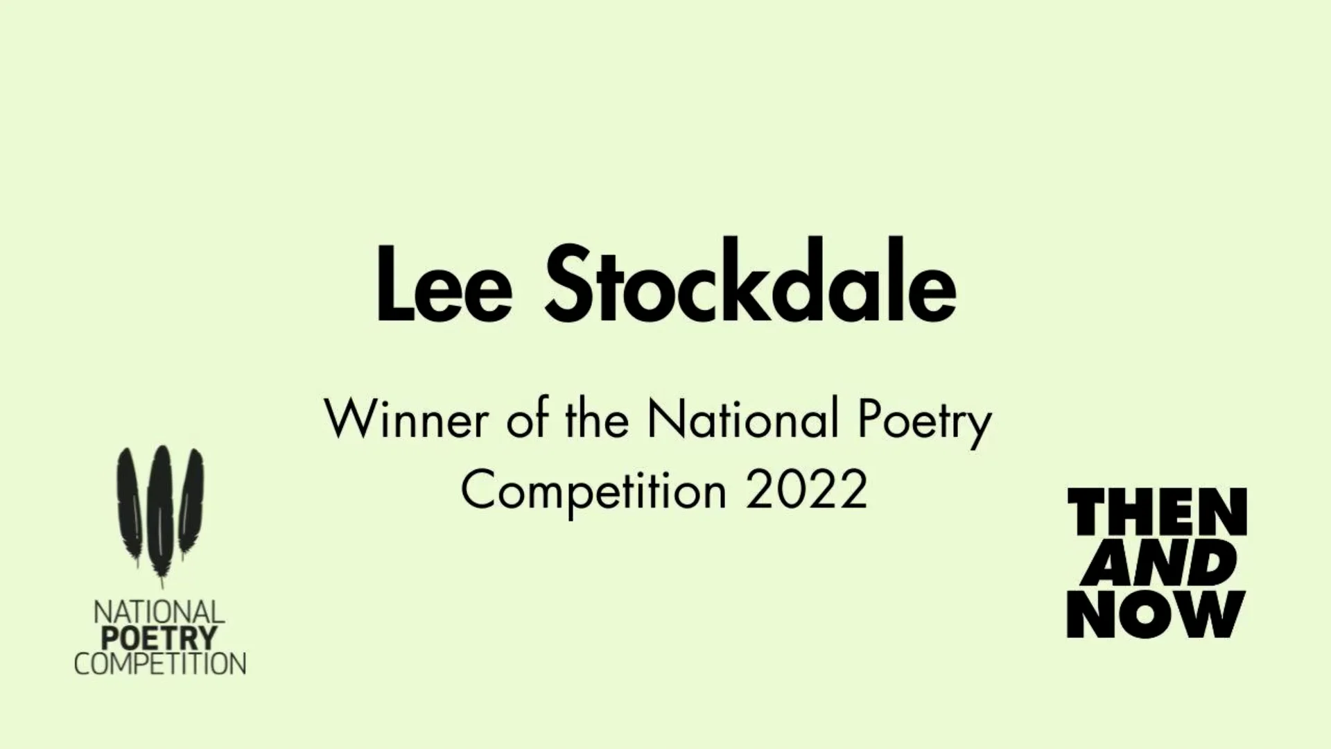 Lee Stockdale: Then and Now