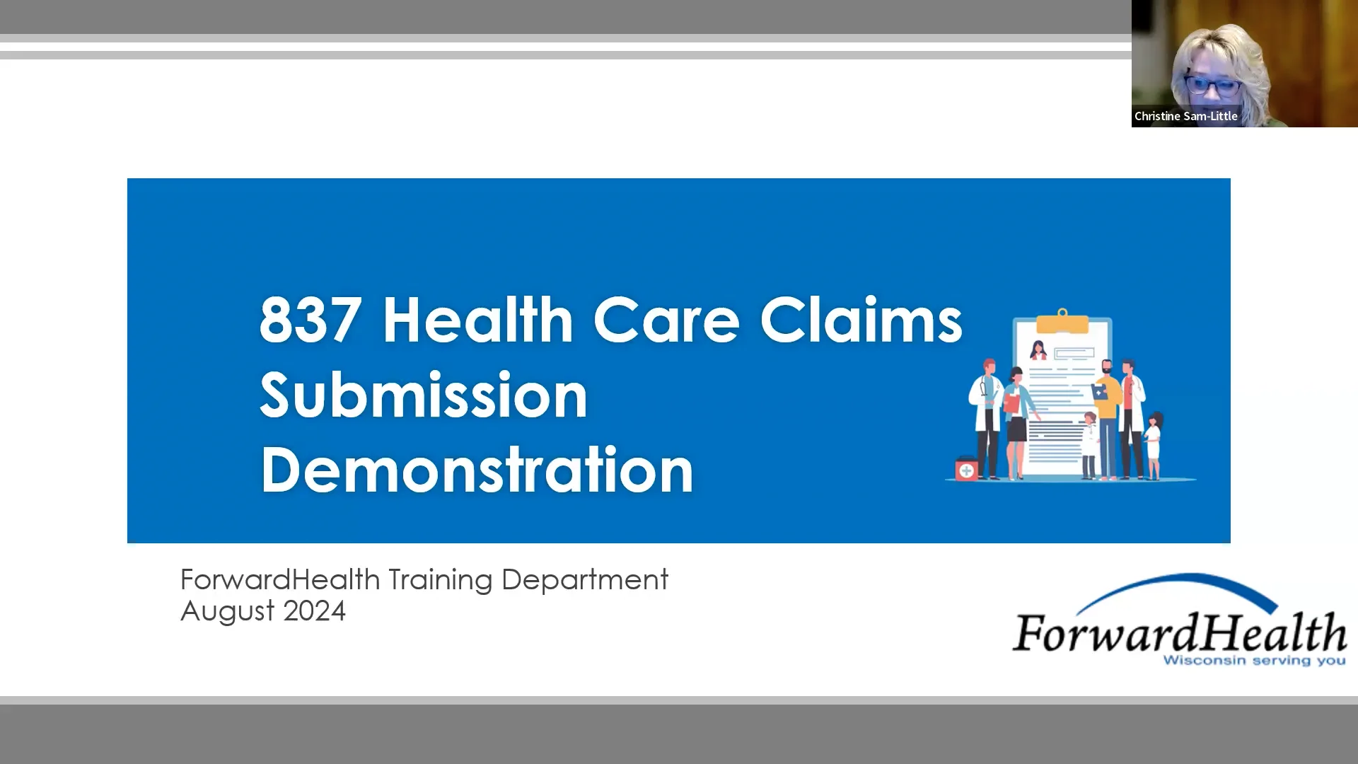 How to Submit an 837 Demonstration (Aug.15, 2024)